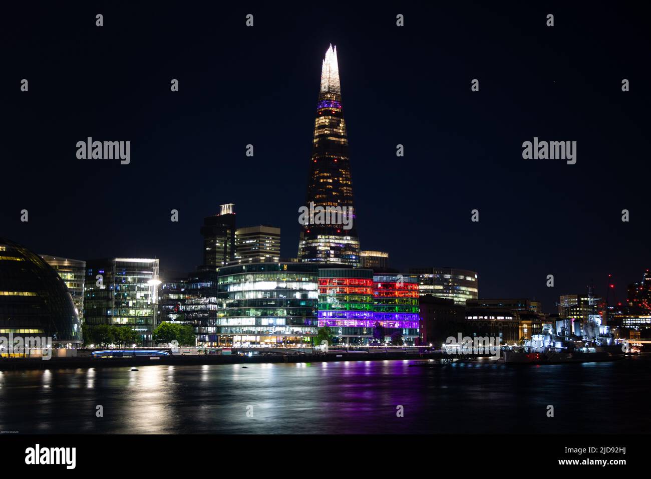 The Shard at night Stock Photo - Alamy