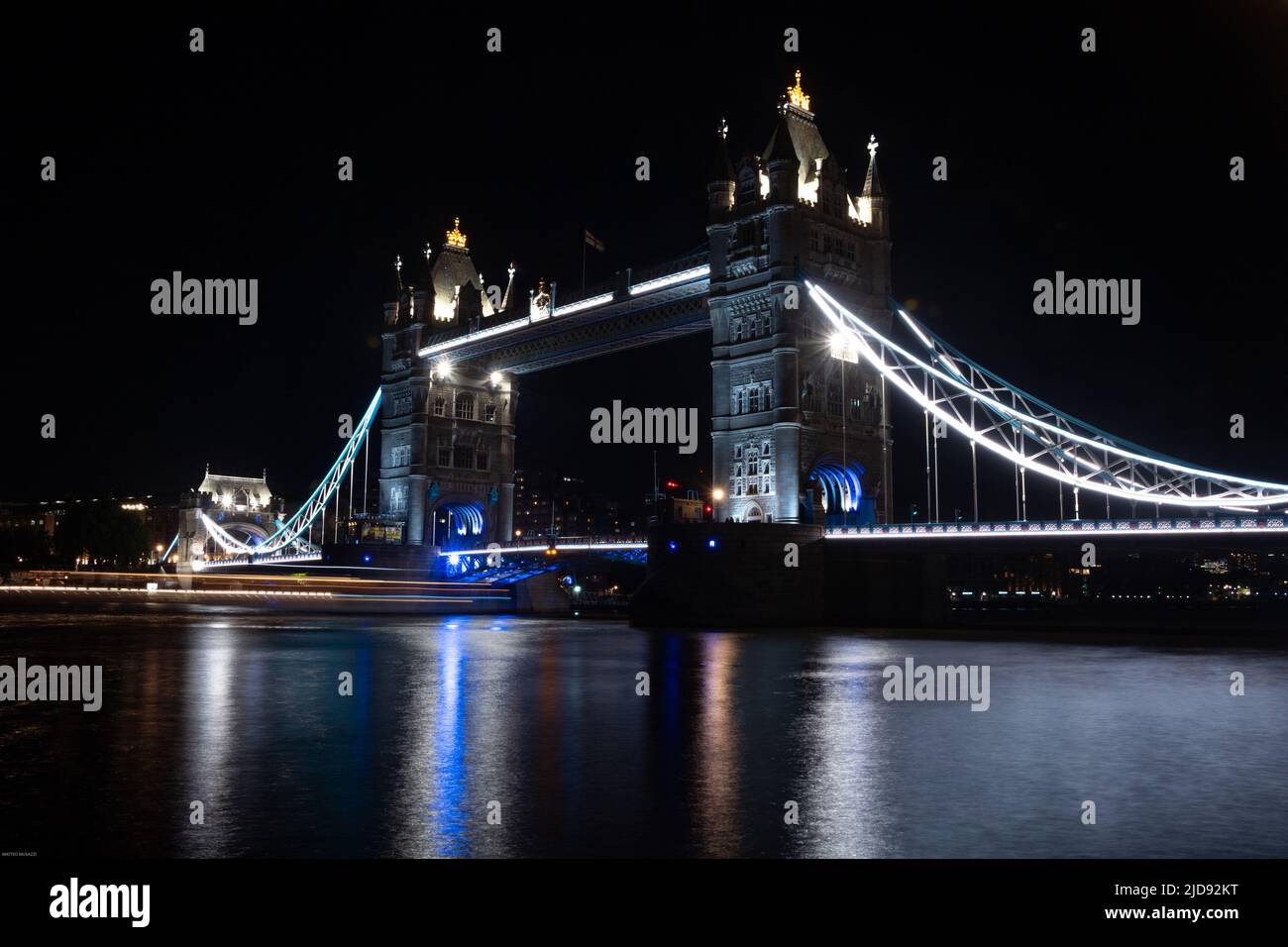 Tower Bridge at night Stock Photo - Alamy