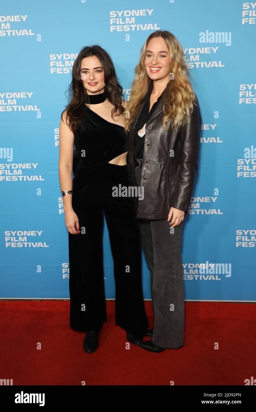 Sydney, Australia. 19th June 2022. Megan Smart arrives on the red ...