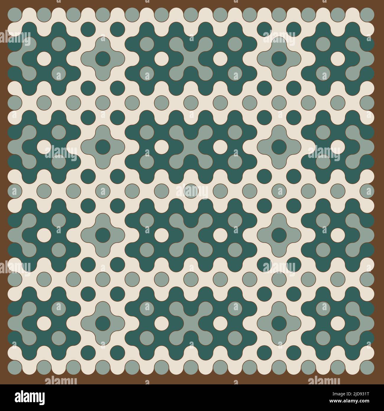 Random color rounded truchet tiling illustration Stock Vector Image ...