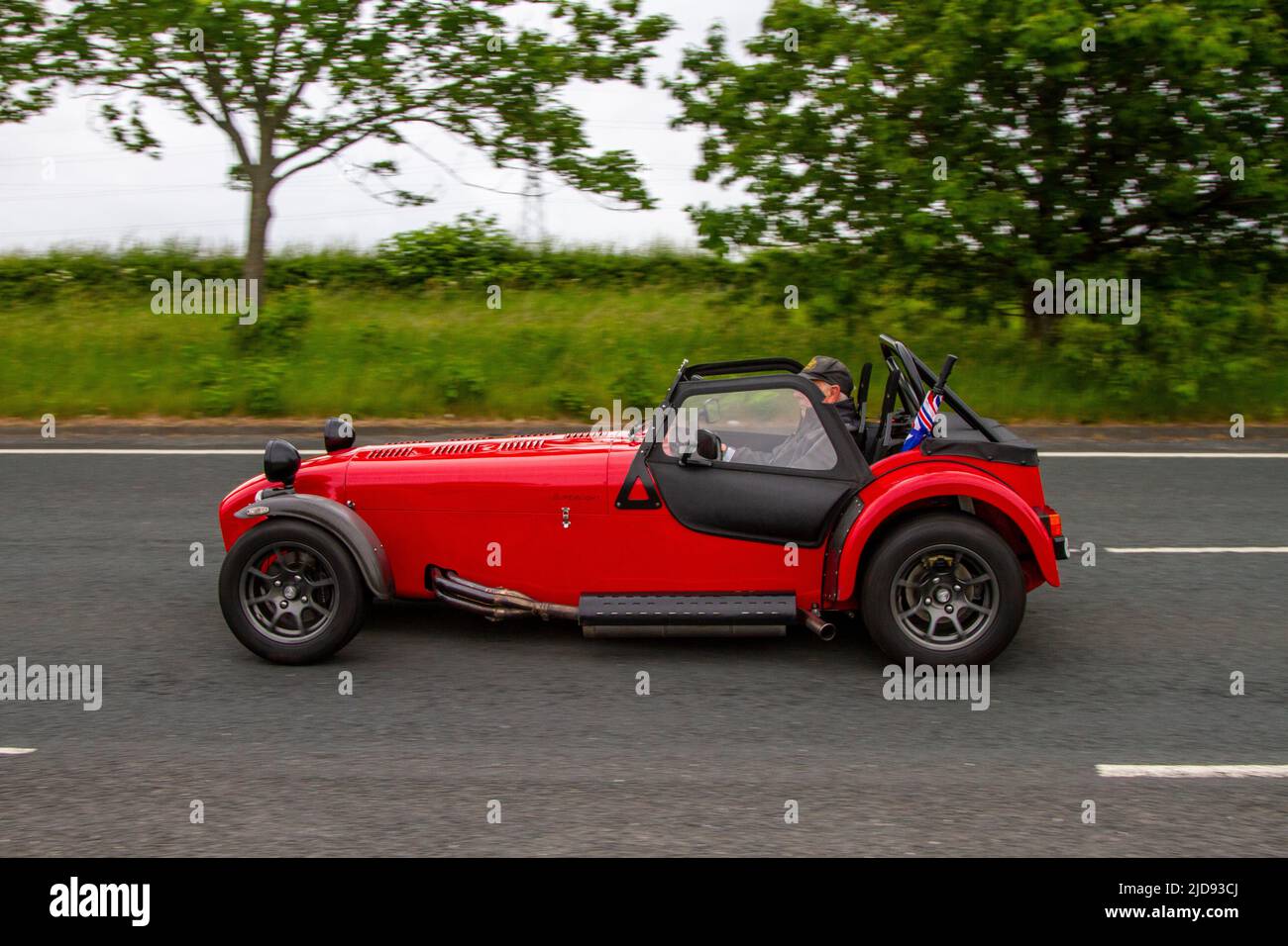 1999 90s nineties red CATERHAM SUPERLIGHT Seven 7 (S3) 1588cc petrol ...