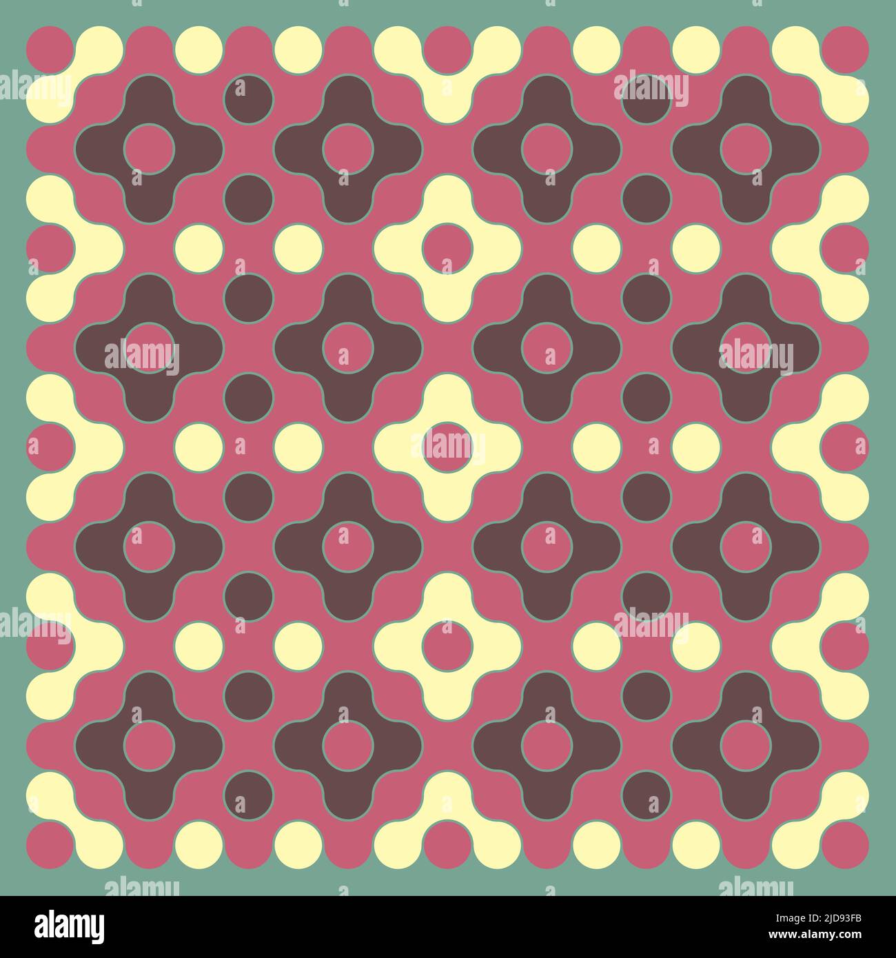 Random color rounded truchet tiling illustration Stock Vector Image ...