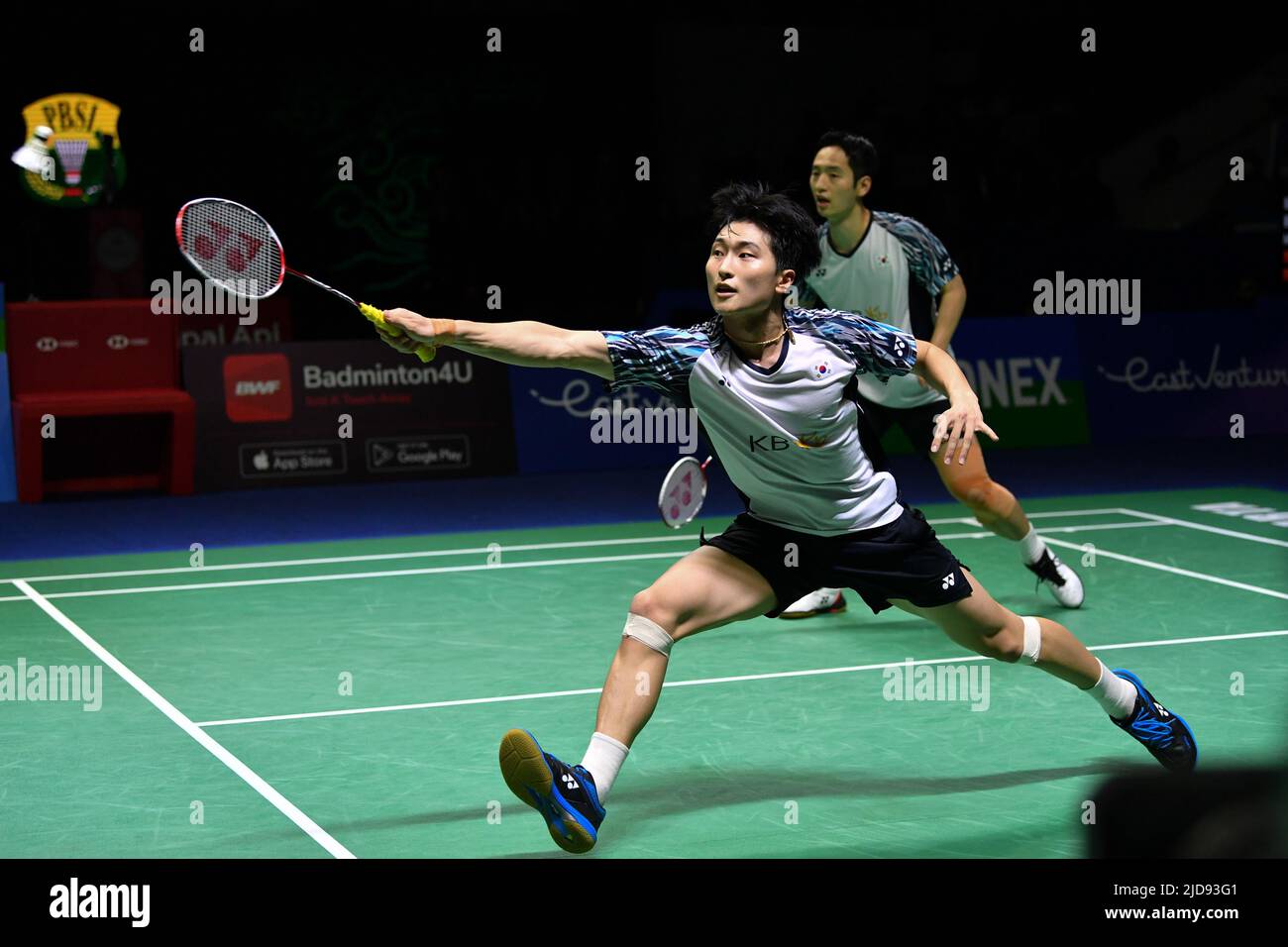 Jakarta, Indonesia. 19th June, 2022. South Korea's Choi Sol Gyu/Kim Won ...