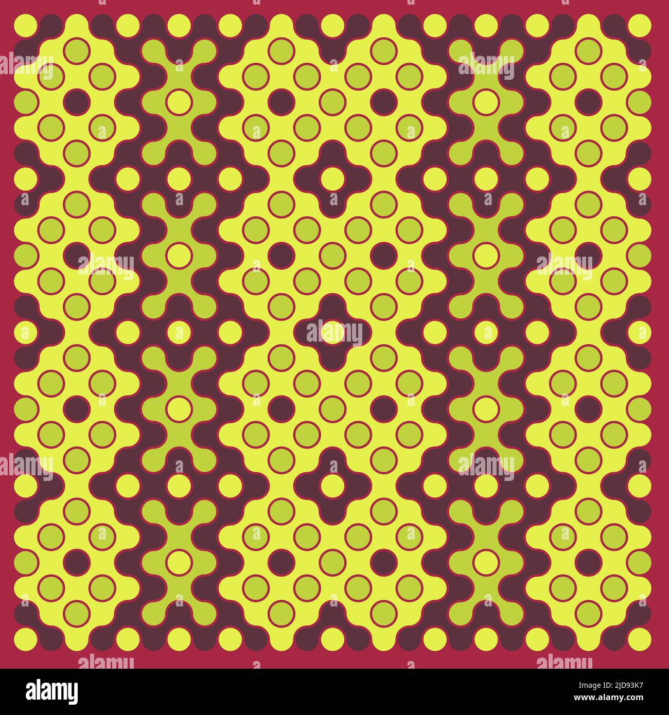 Random color rounded truchet tiling illustration Stock Vector Image ...