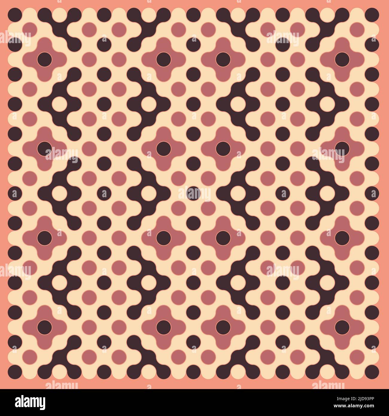 Random color rounded truchet tiling illustration Stock Vector Image ...
