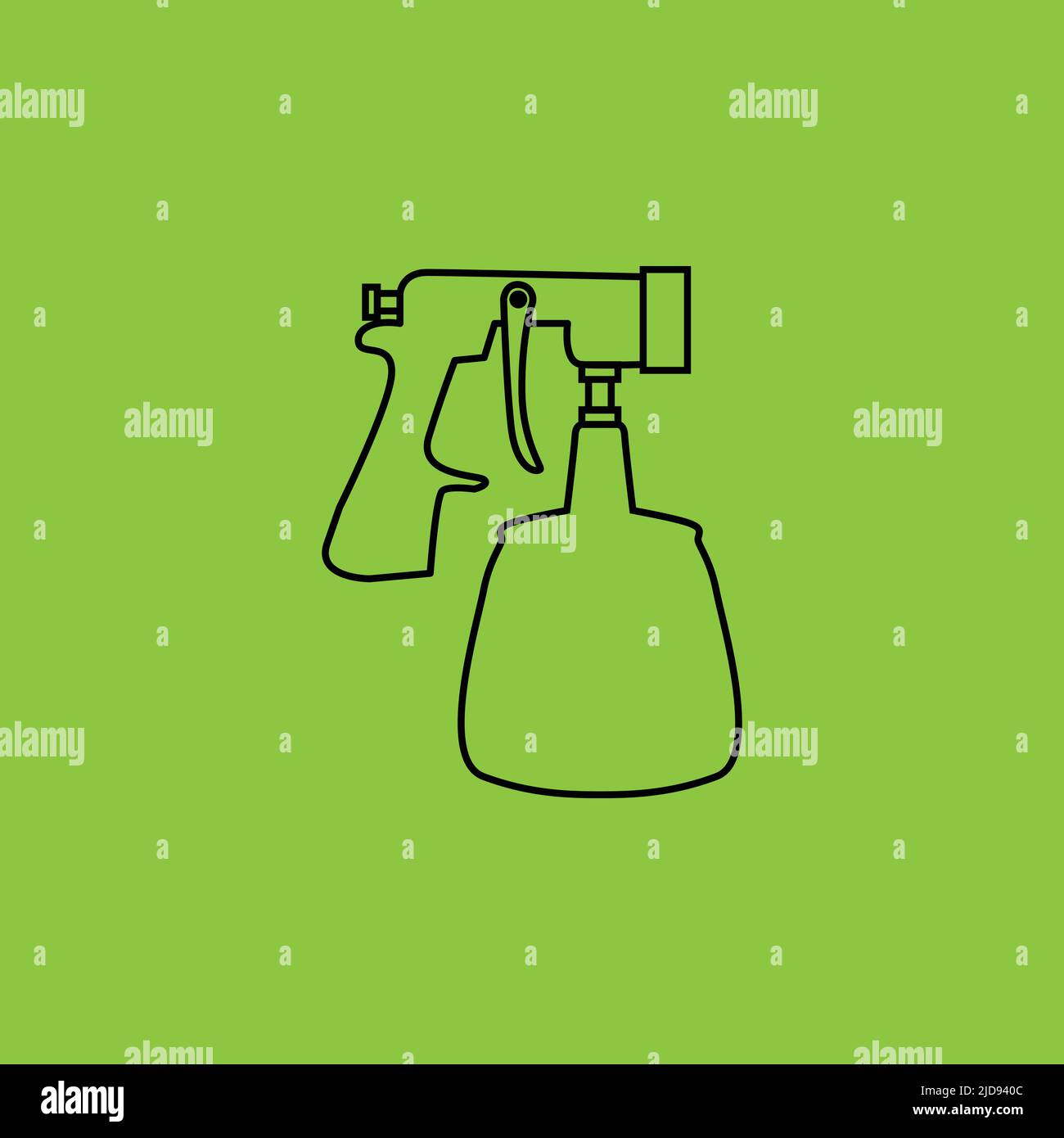 Spray Machine Paint icon. Construction. - Vector Stock Vector Image ...