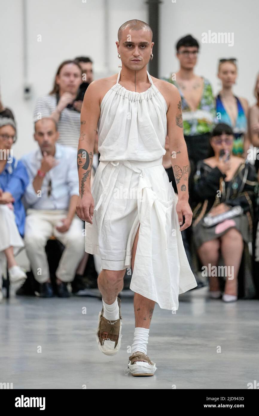 Milan, Italy. 19th June, 2022. Milan, Milan Fashion Week, men's spring ...
