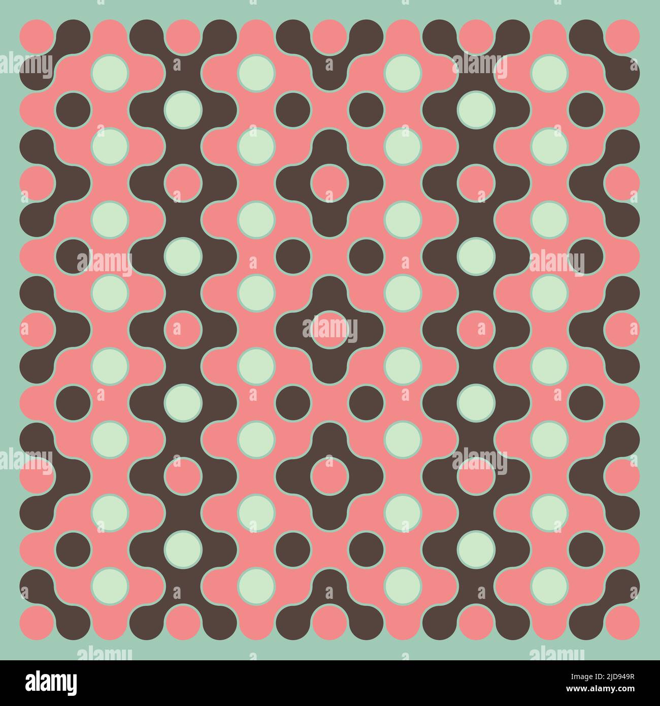 Random color rounded truchet tiling illustration Stock Vector Image ...