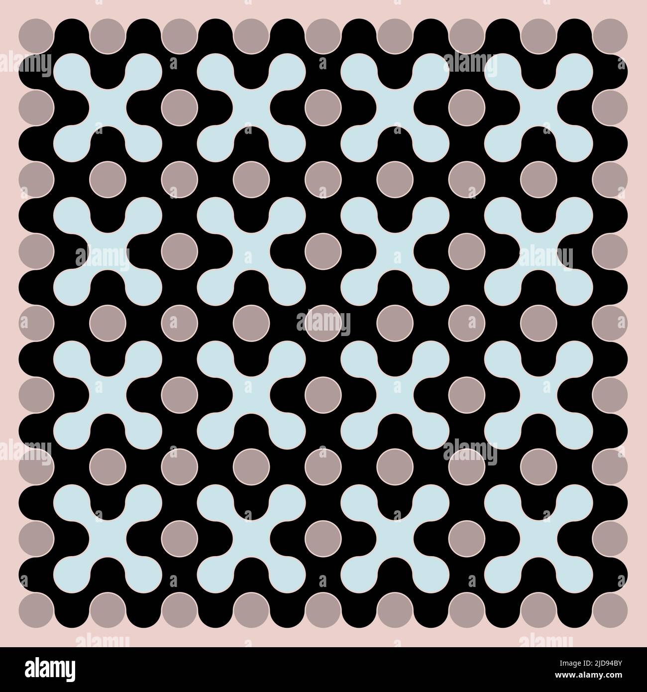Random color rounded truchet tiling illustration Stock Vector Image ...
