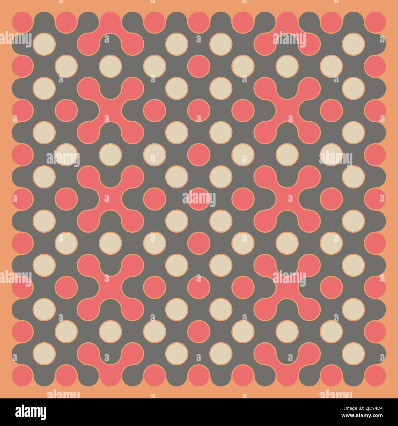 Random color rounded truchet tiling illustration Stock Vector Image ...