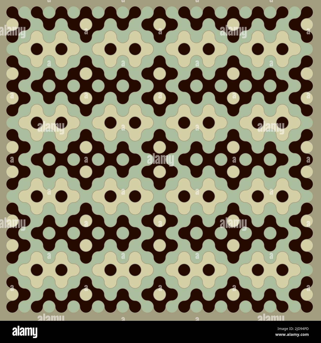 Random color rounded truchet tiling illustration Stock Vector Image ...