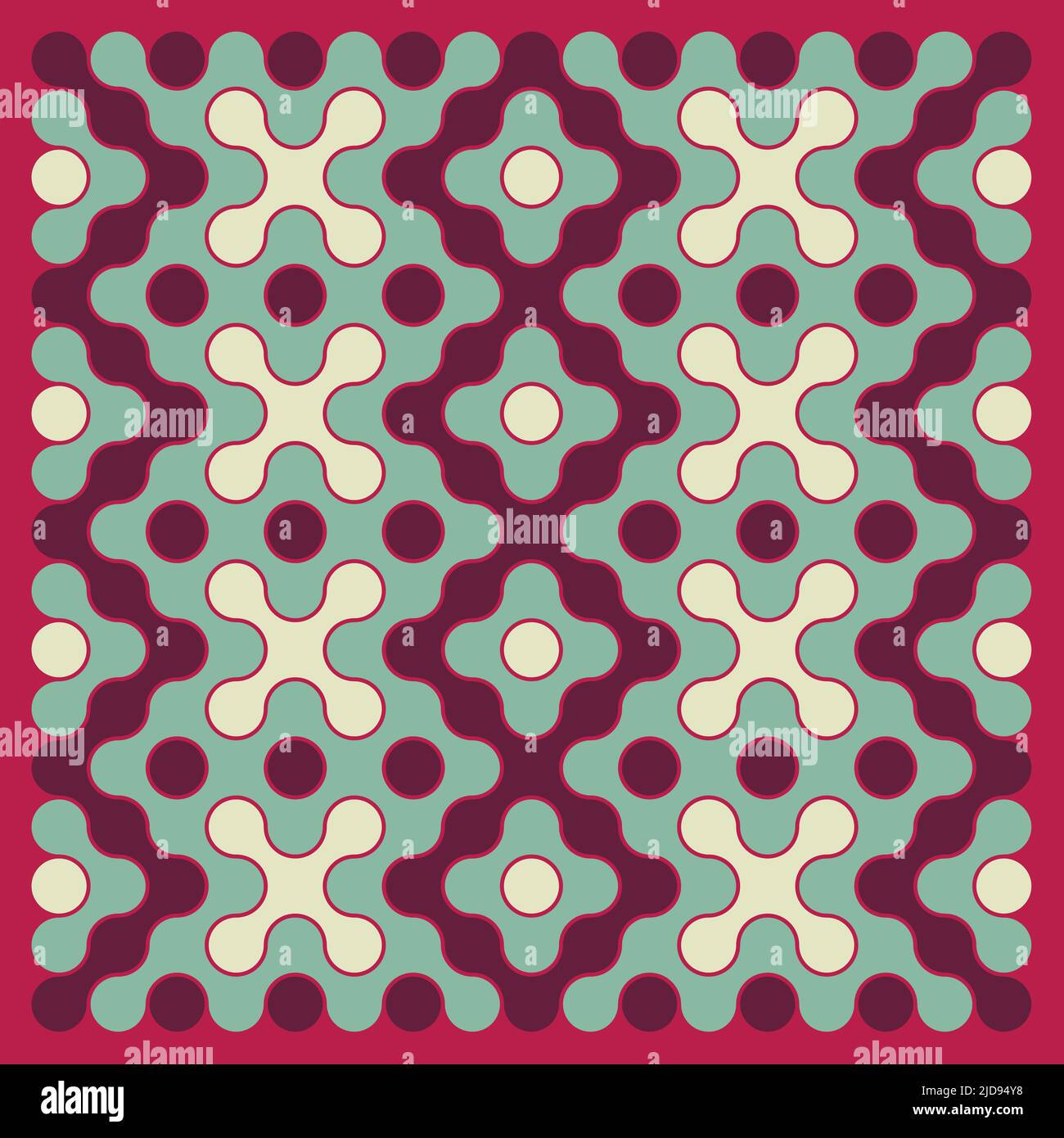 Random color rounded truchet tiling illustration Stock Vector Image ...