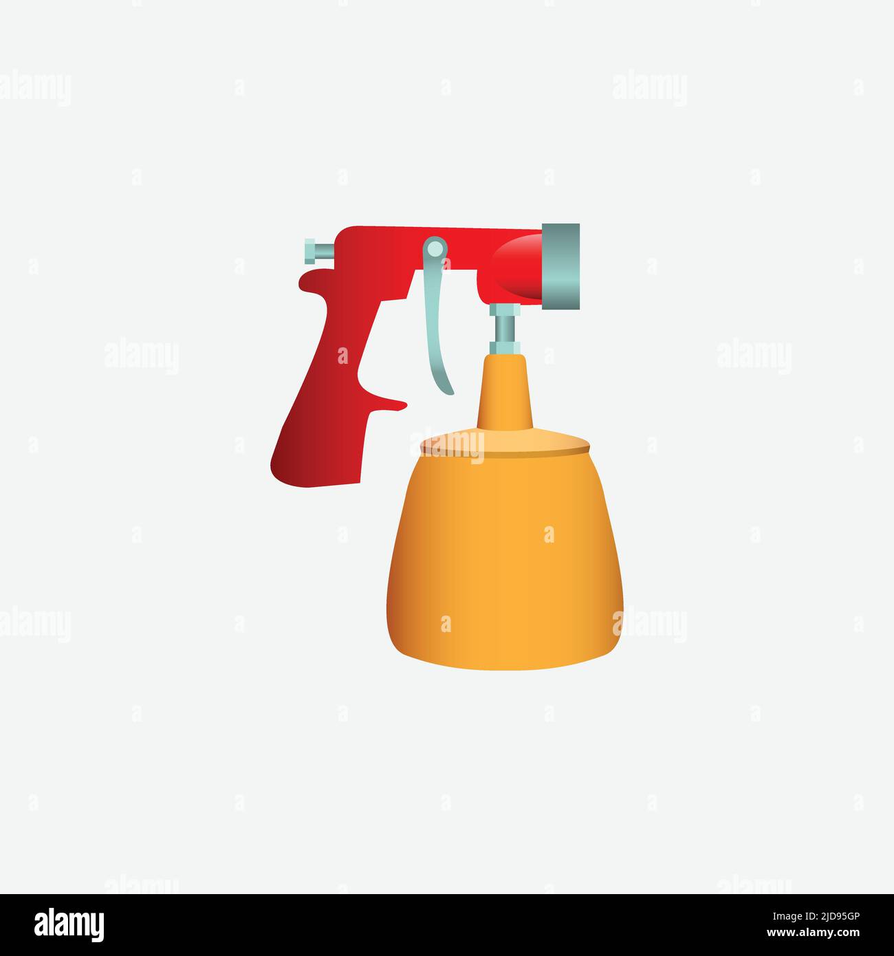 Spray Machine Paint. Construction. Flat. - Vector Stock Vector Image ...
