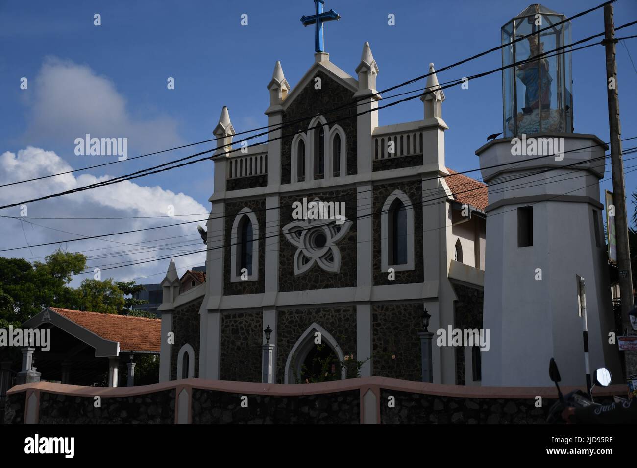 Ancient anglican church was built in 1870 Stock Photo - Alamy