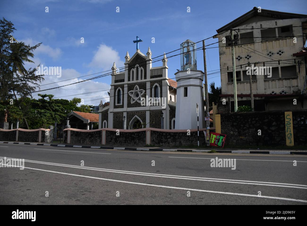 Ancient anglican church was built in 1870 Stock Photo - Alamy