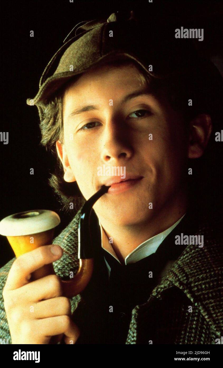 NICHOLAS ROWE, YOUNG SHERLOCK HOLMES, 1985 Stock Photo - Alamy