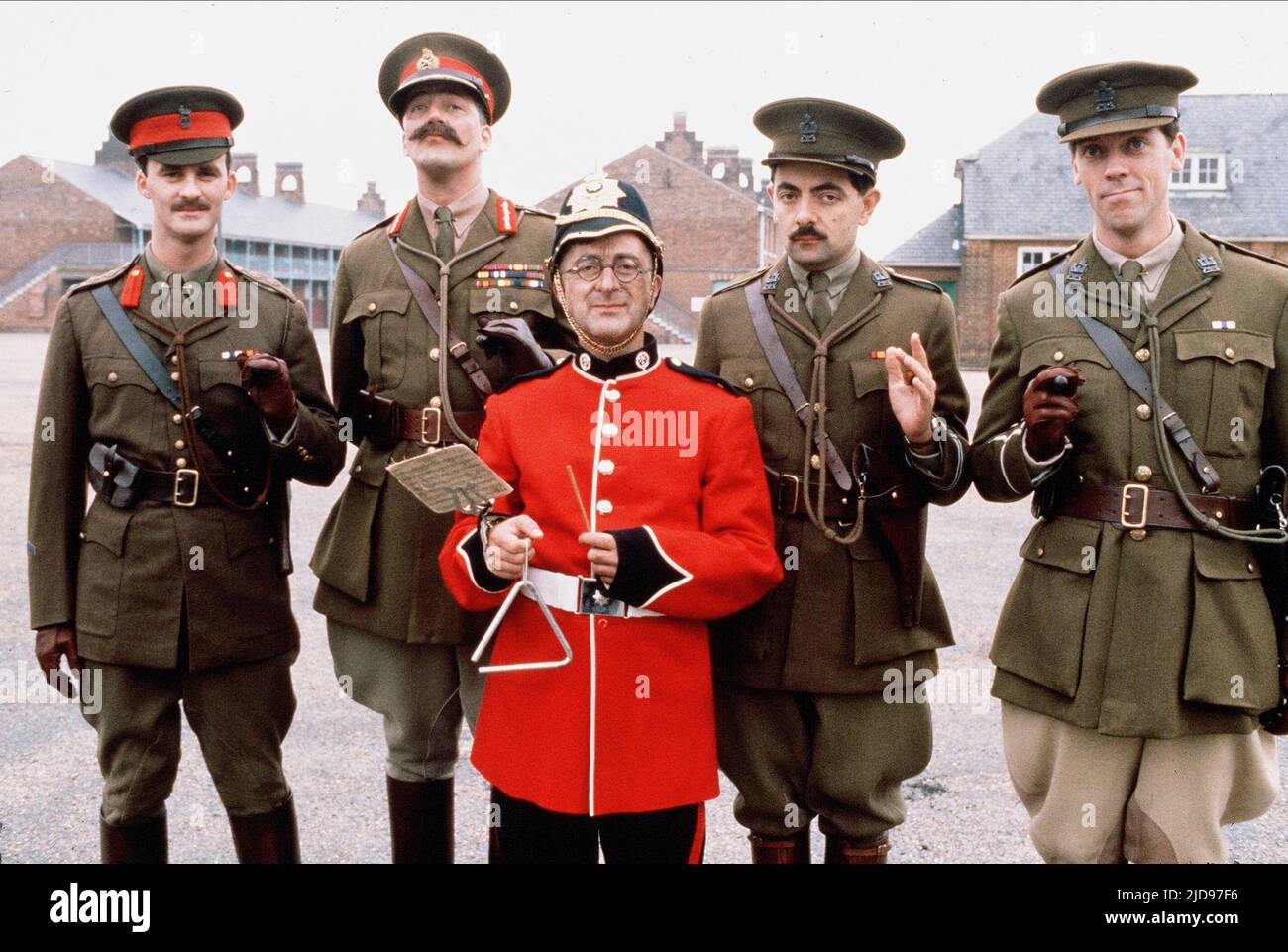 MCINNERNY,FRY,ROBINSON,ATKINSON,LAURIE, BLACKADDER GOES FORTH, 1989 Stock Photo - Alamy