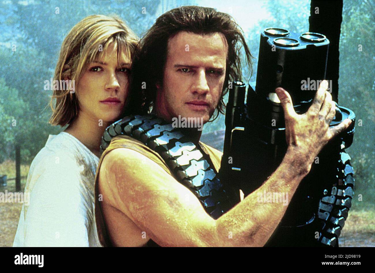 Loryn locklin christopher lambert fortress hi-res stock photography and ...