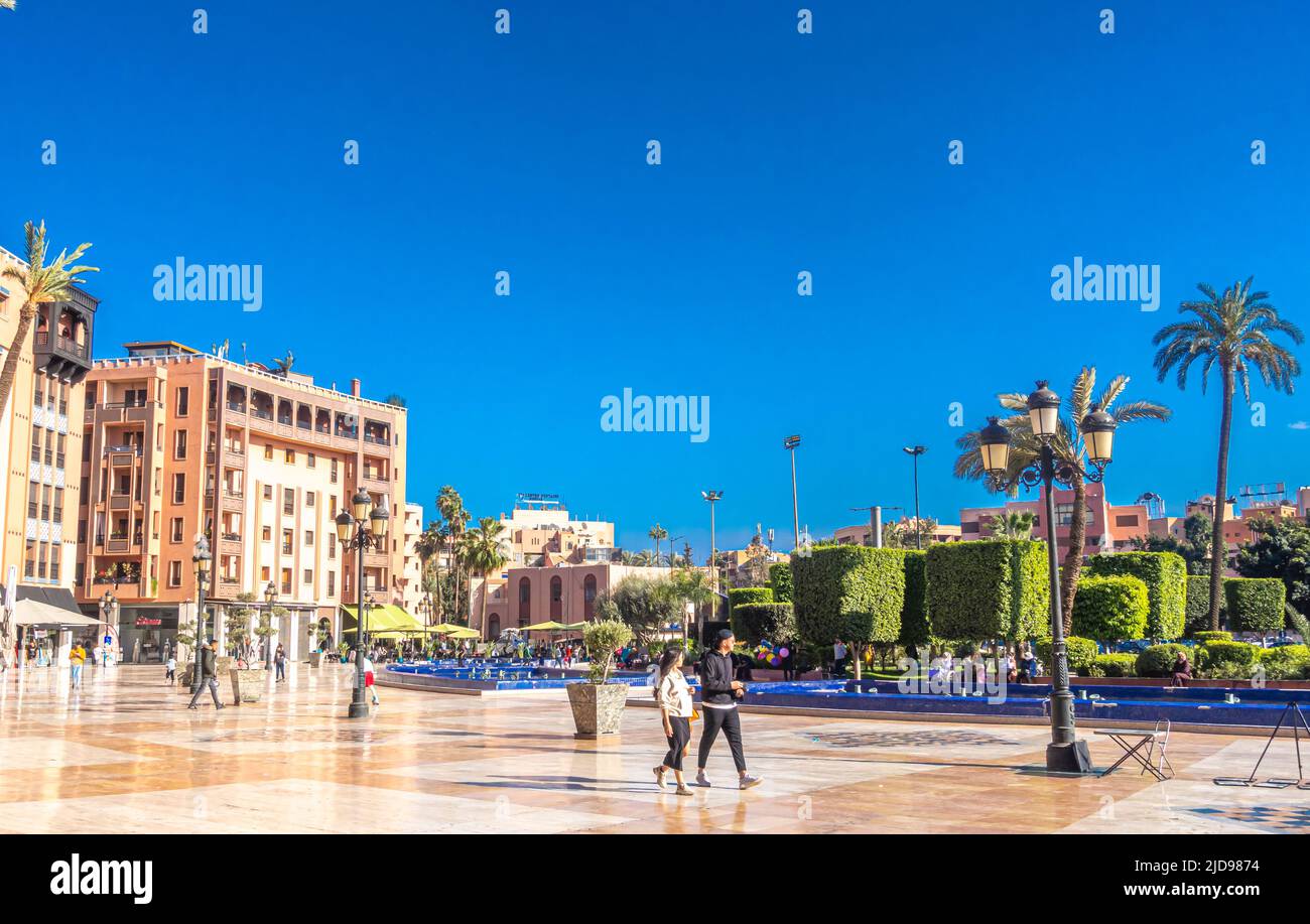 Gueliz marrakech morocco hi-res stock photography and images - Alamy