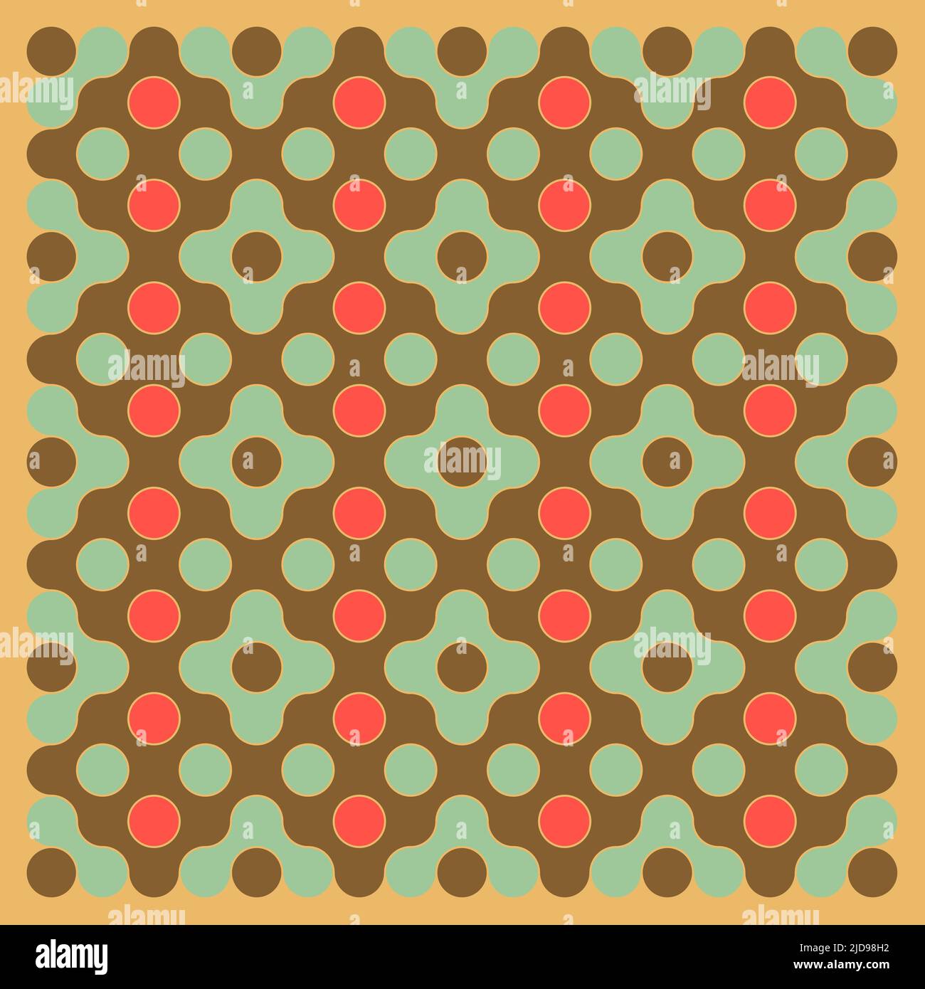 Random color rounded truchet tiling illustration Stock Vector Image ...