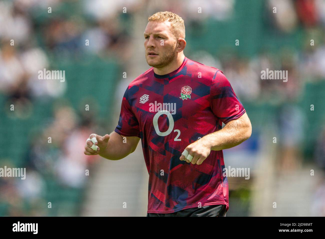 Sam Underhill of England during pre match warm up Stock Photo - Alamy