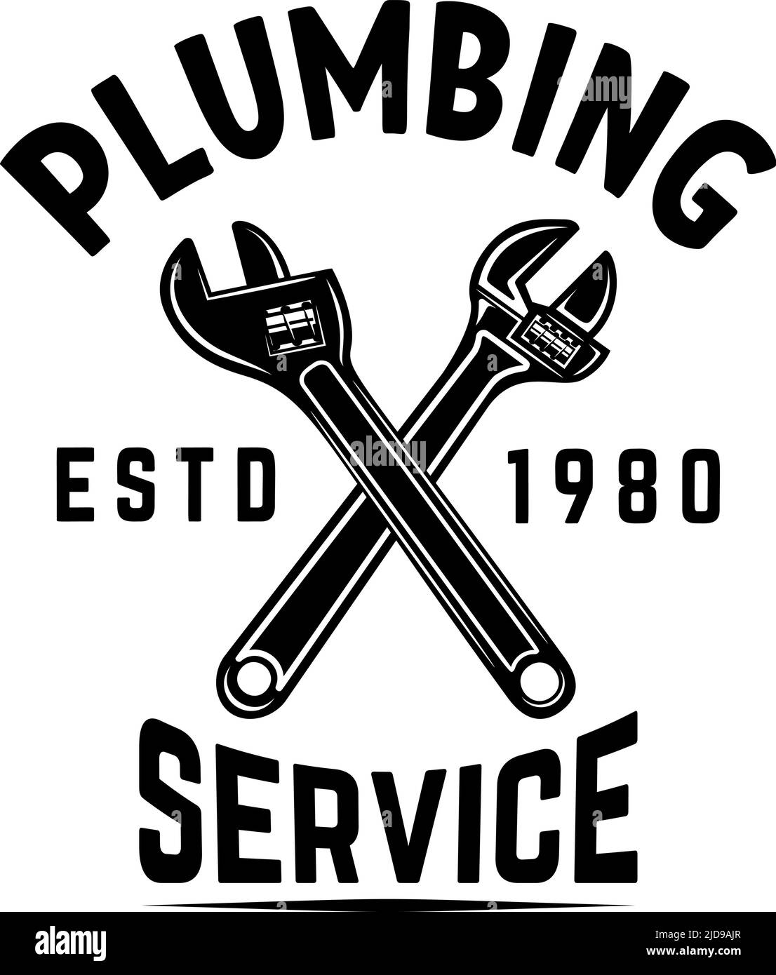 Wrenches silhouette Stock Vector Images - Alamy