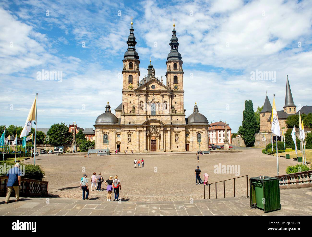 Fulda, Deutschland. 17th June, 2022. Cathedral of Fulda Beautiful ...