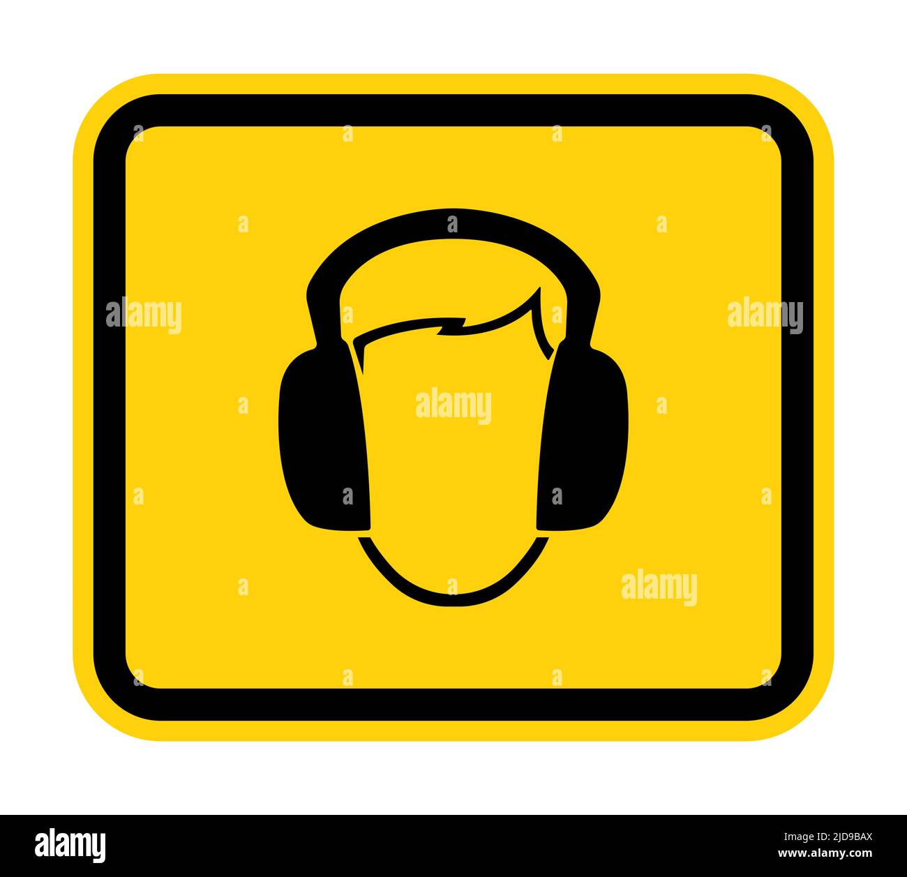 Symbol Wear Ear muff sign Isolate On White Background,Vector ...