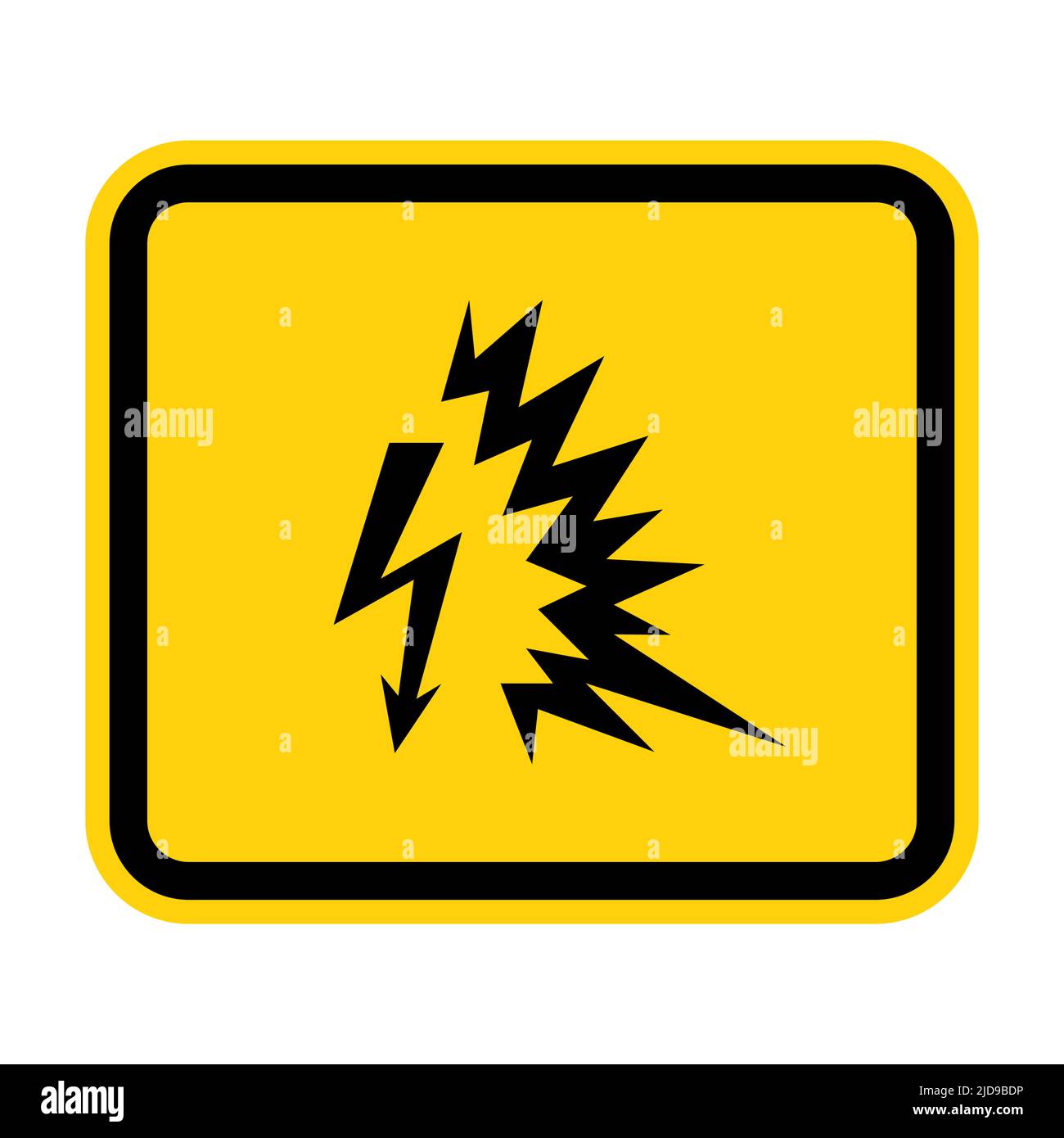 Arc Flash Symbol Sign Isolate On White Background,Vector Illustration ...