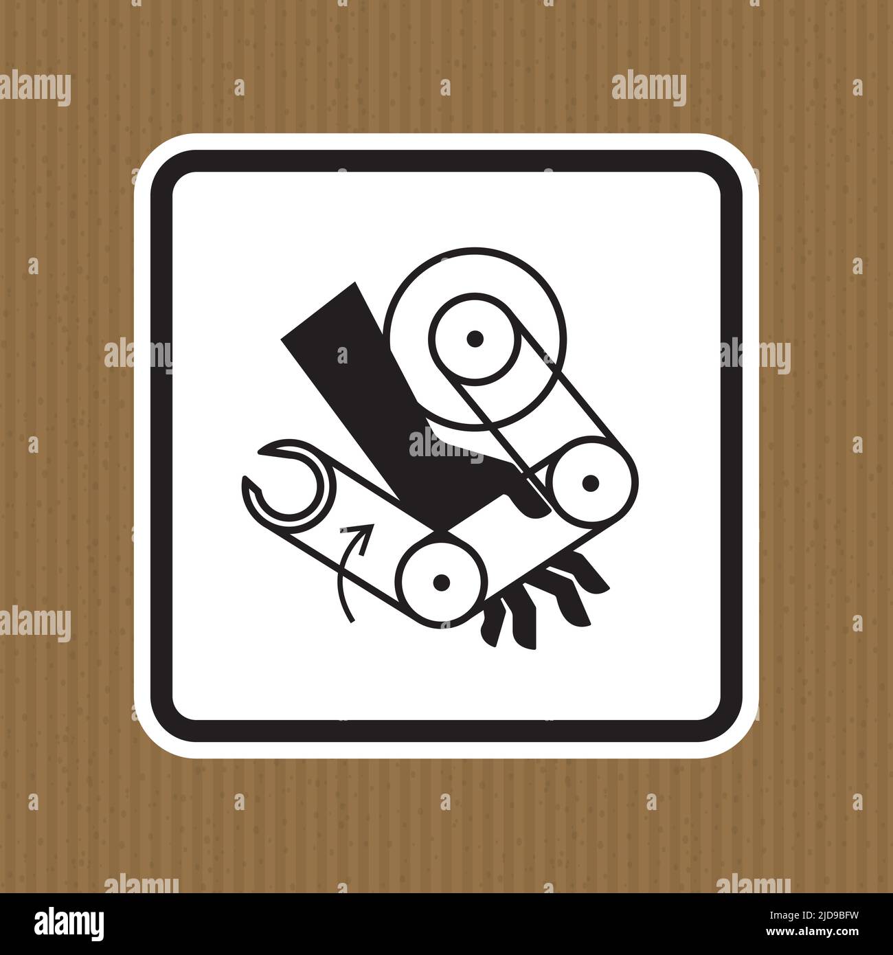 Hand Crush Robot Symbol Sign Isolate On White Background,Vector ...