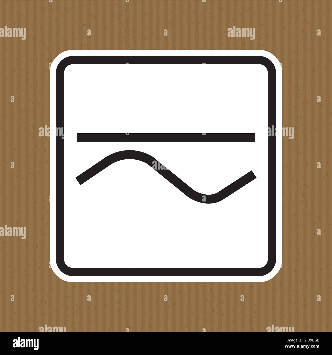 Both Direct And Alternating Current Symbol Sign Isolate On White ...