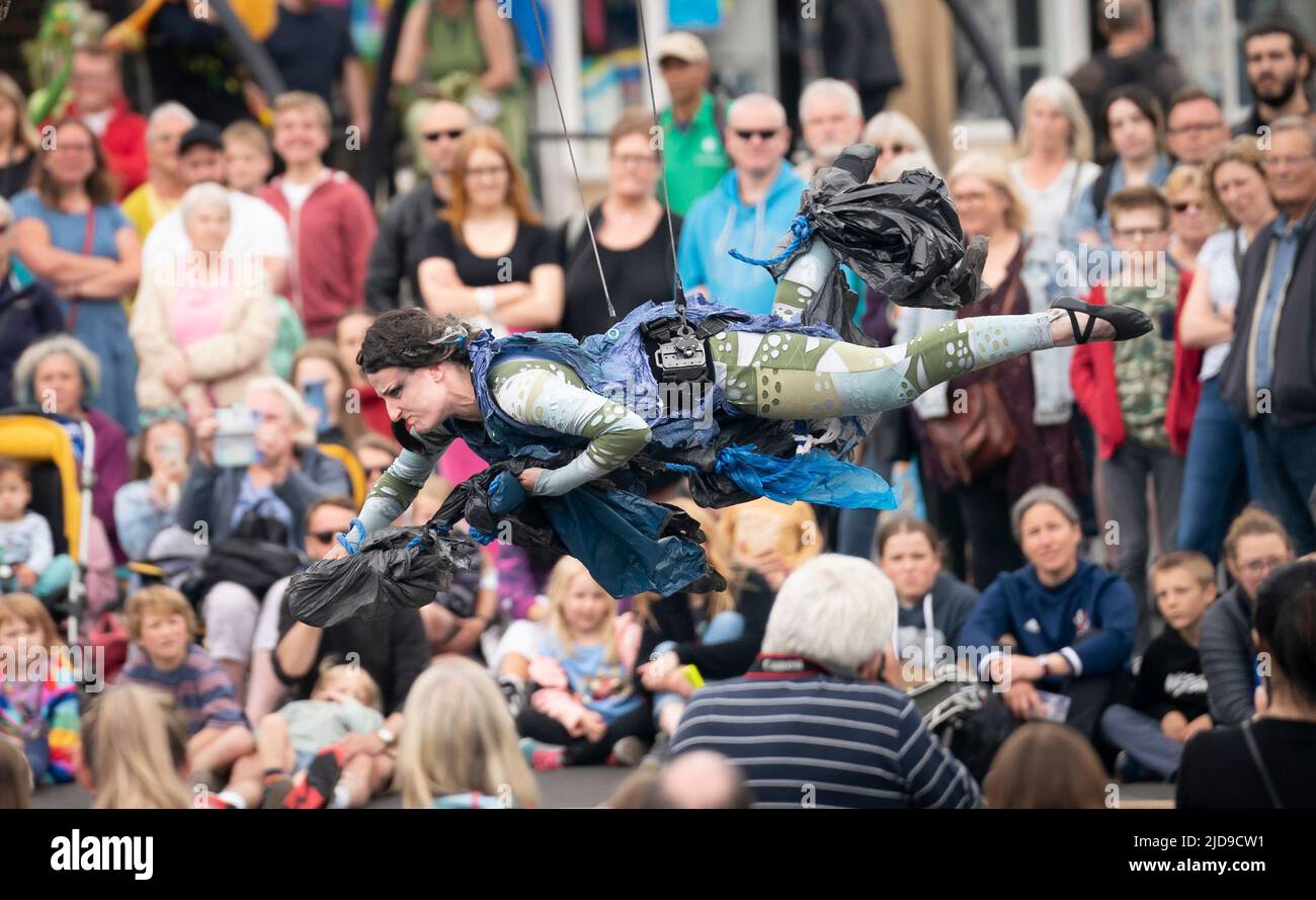 Emily Robertson Performs in CastAway by Highly Sprung, during the ...