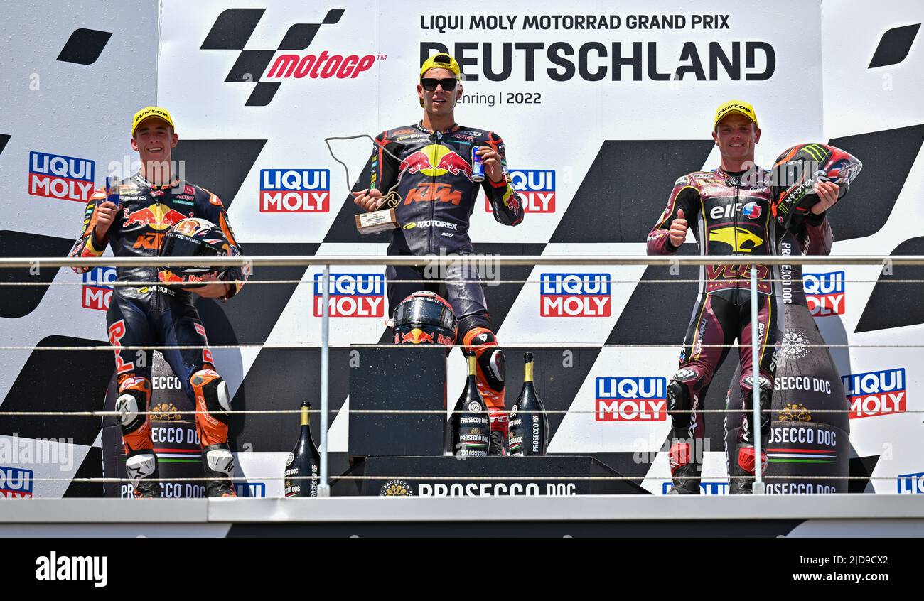 Hohenstein Ernstthal, Germany. 19th June, 2022. Motorsport/Motorcycle ...