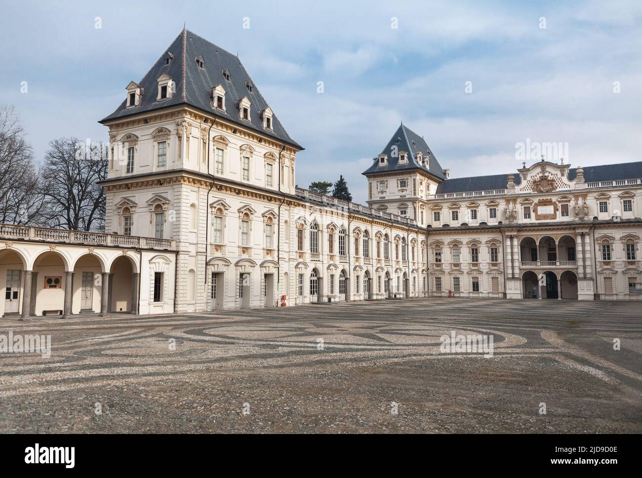 Architectural masterpiece in Turin . Castello del Valentino . Palace ...