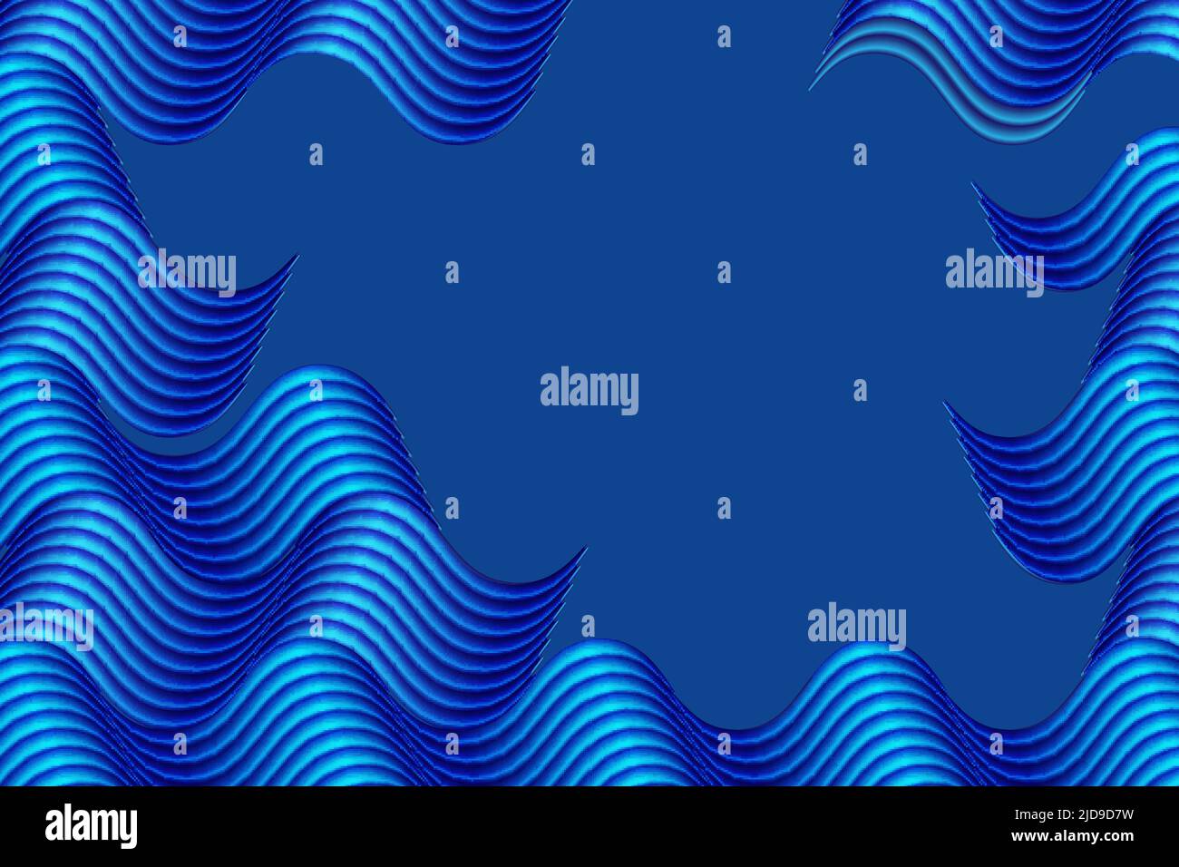 Bright blue ocean waves, abstract striped background Stock Vector Image ...