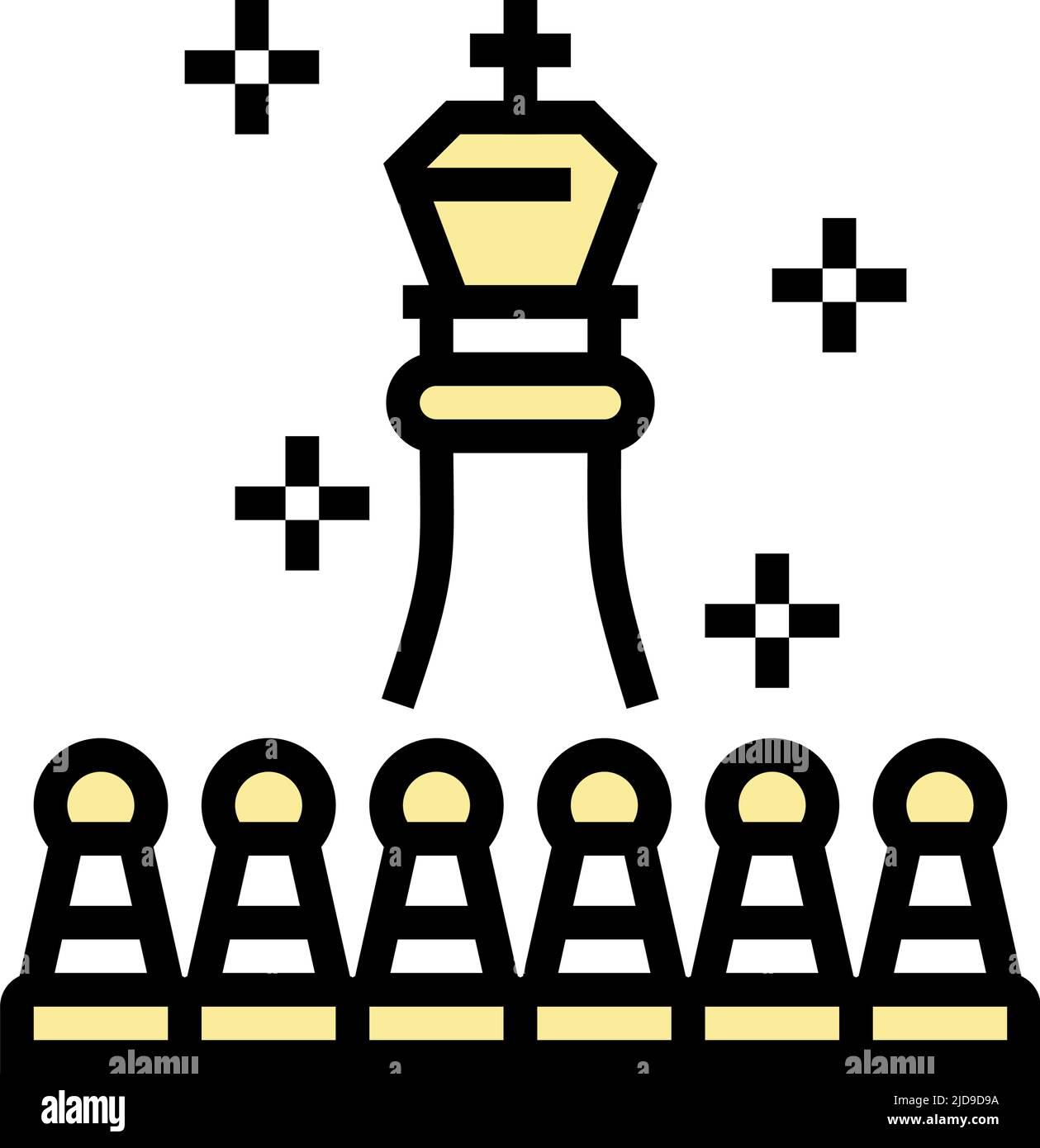leader of game color icon vector illustration Stock Vector Image & Art ...