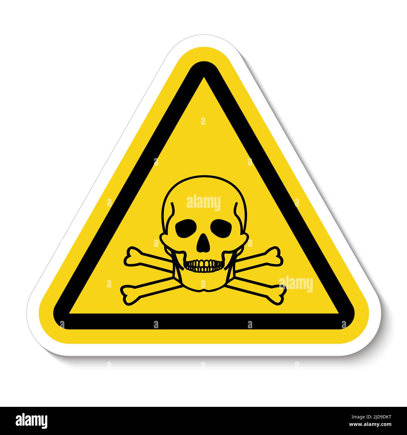 Toxic Material Symbol Sign Isolate On White Background,Vector ...