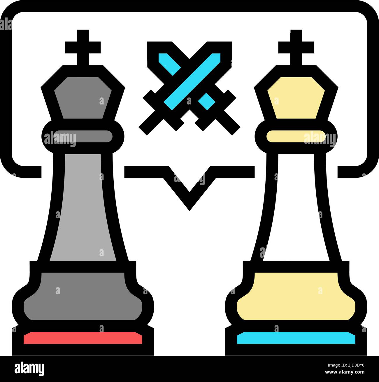 battle game color icon vector illustration Stock Vector Image & Art - Alamy