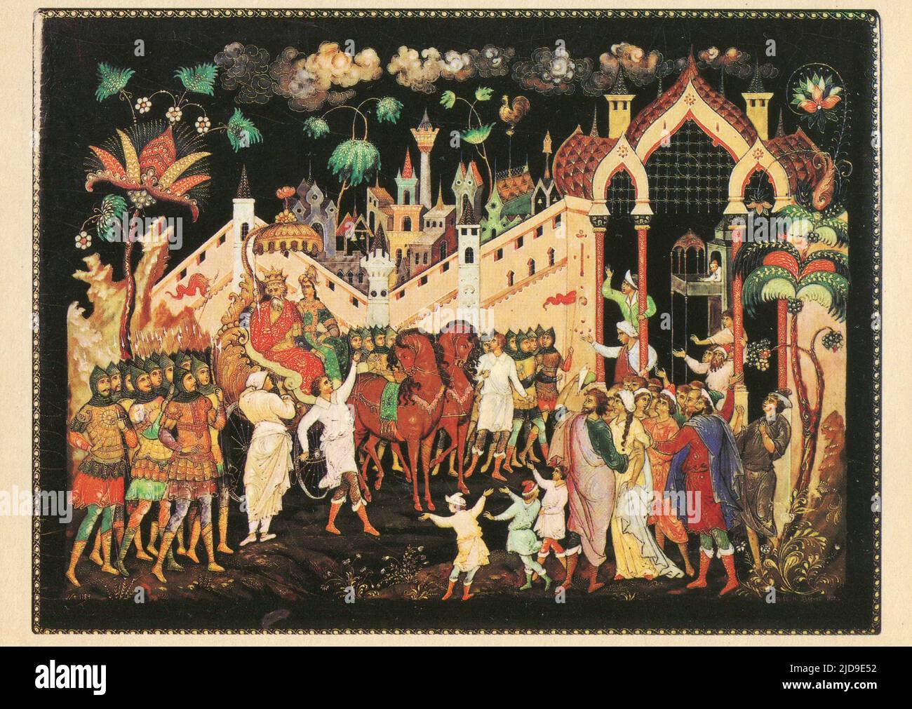 Post card The "Art of Palekh" (Russian: Искусство Палеха), first ...