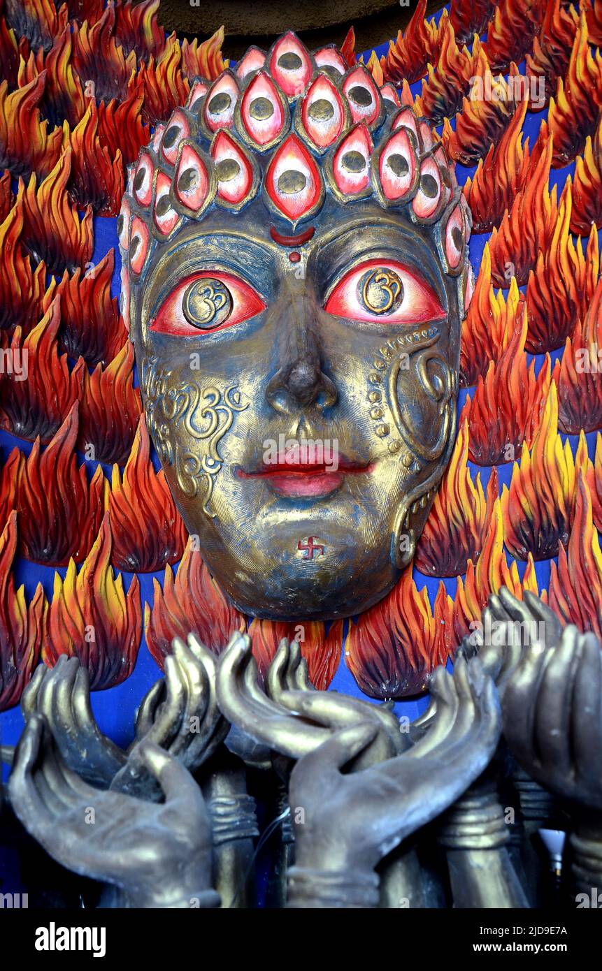 The artist make a thematic hand craft work for celebration of most ...