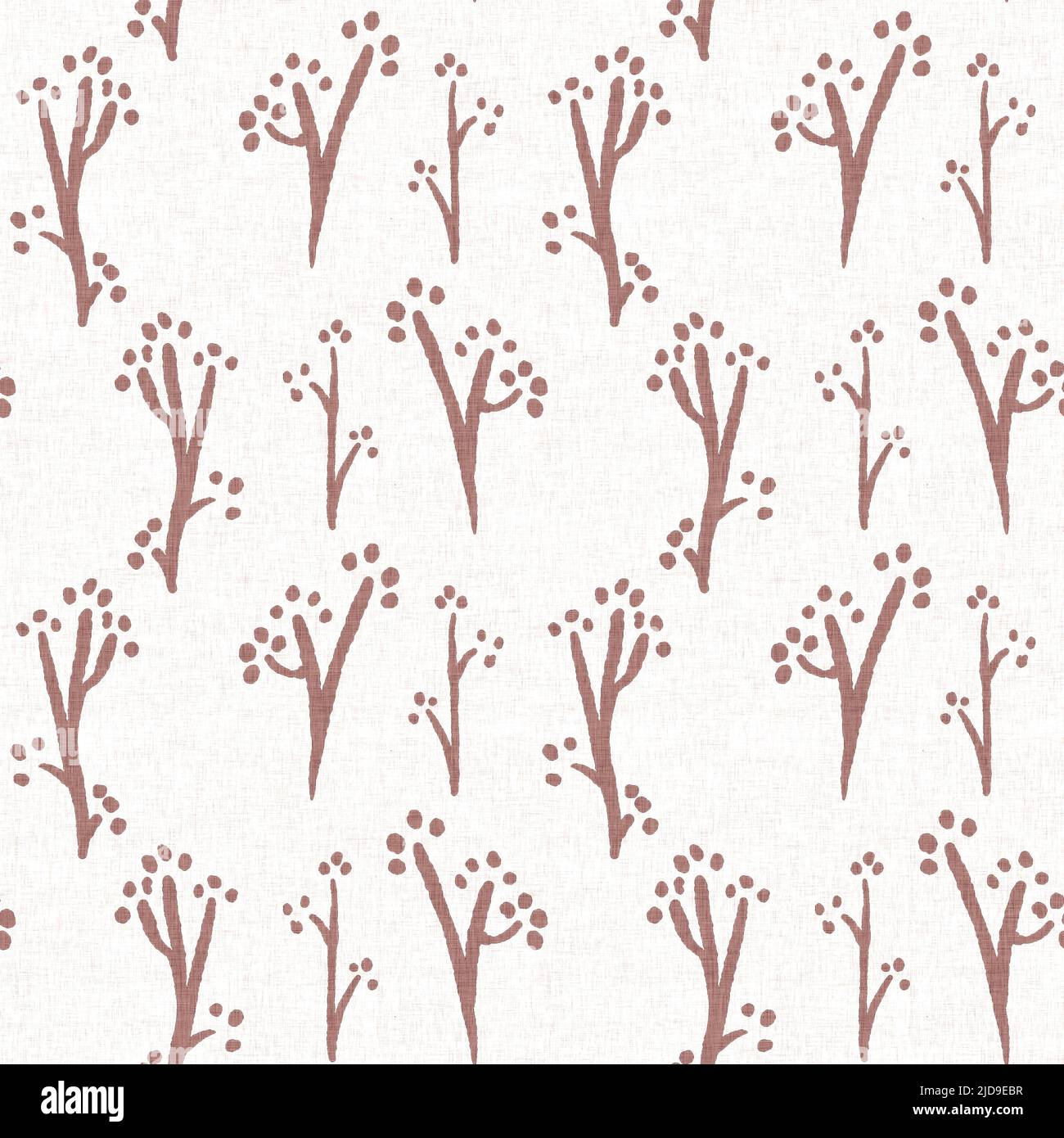 Gender neutral pink foliage leaf seamless raster background. Simple ...