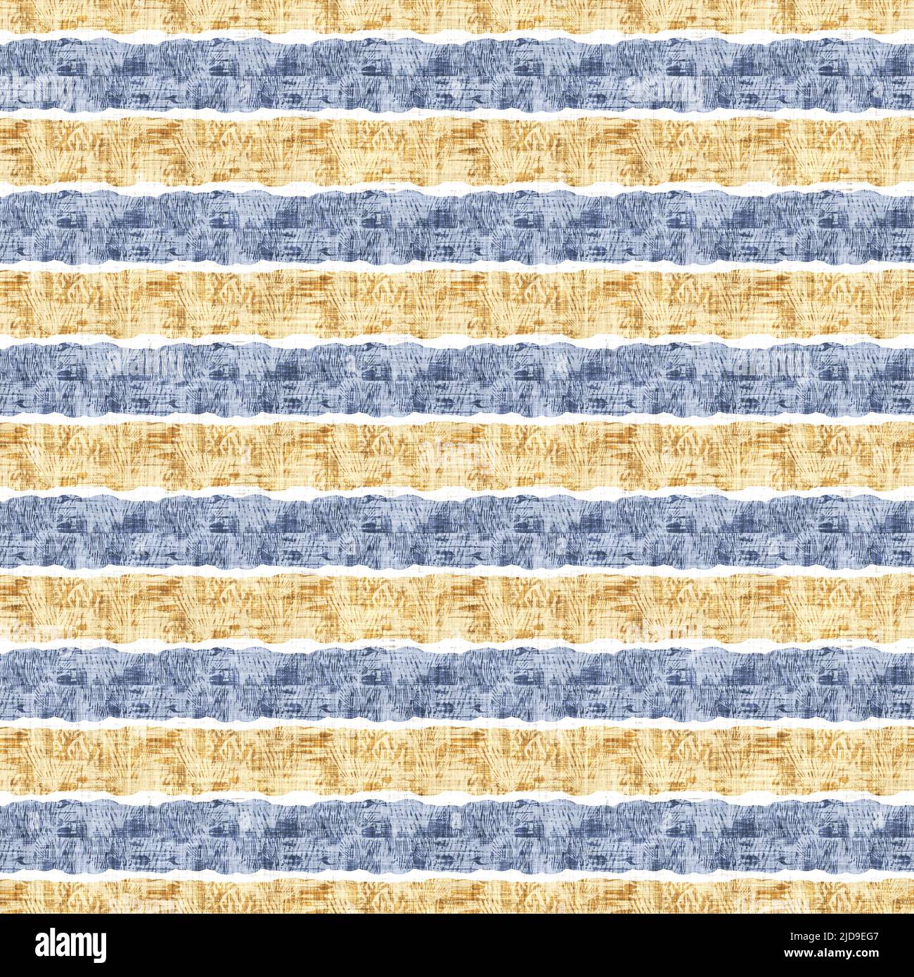 Seamless French country kitchen stripe fabric pattern print. Blue ...