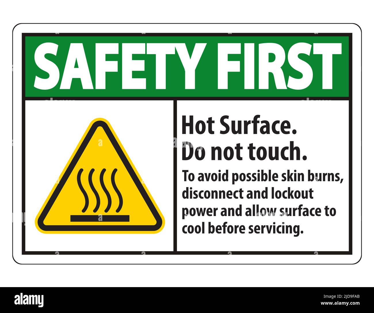 Hot Surface, Do Not Touch, To Avoid Possible Skin Burns, Disconnect And ...