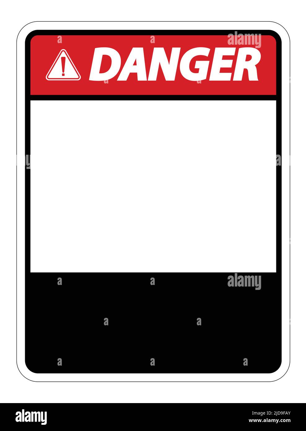 symbol danger sign label on white background,vector illustration Stock ...