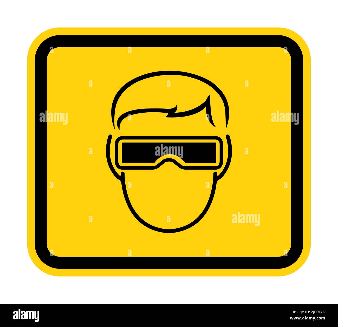 Symbol wear goggles Sign Isolate On White Background,Vector ...