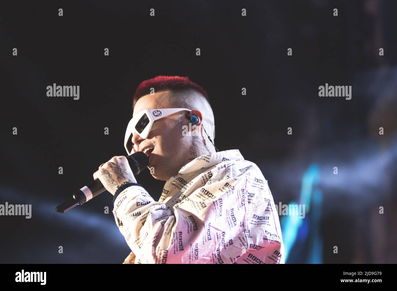 Sfera ebbasta on stage hi-res stock photography and images - Alamy