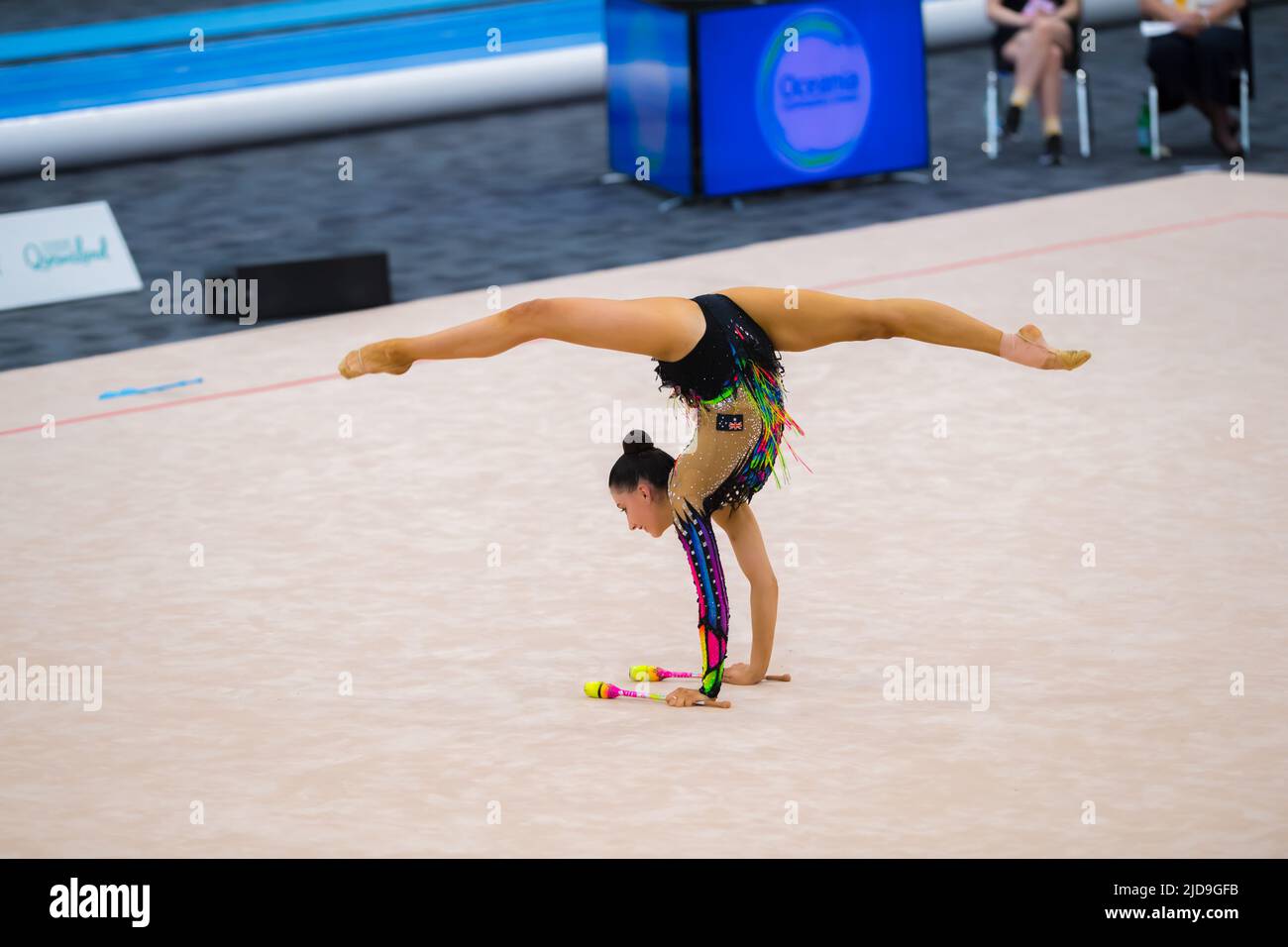 Australian Senior International Rhythmic Gymnast, Alexandra Kiroi ...