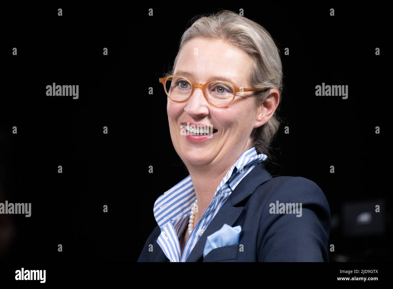 Riesa, Germany. 19th June, 2022. Alice Weidel, AfD federal chairwoman ...