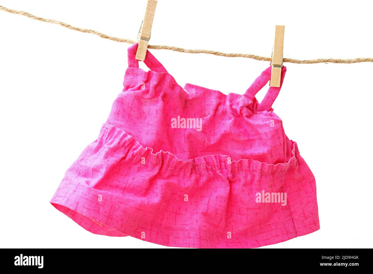drying laundry drying on a clothesline Stock Photo - Alamy