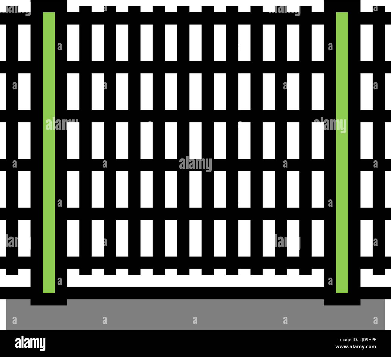 wire fence color icon vector illustration Stock Vector Image & Art - Alamy